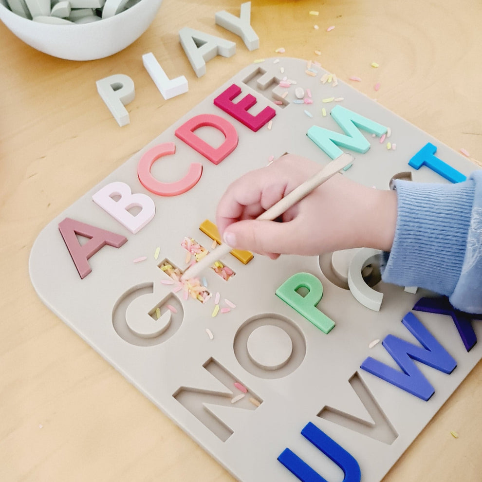 Alphabet Eco Puzzle - Bright Colours – Little Explorer Eco Toys